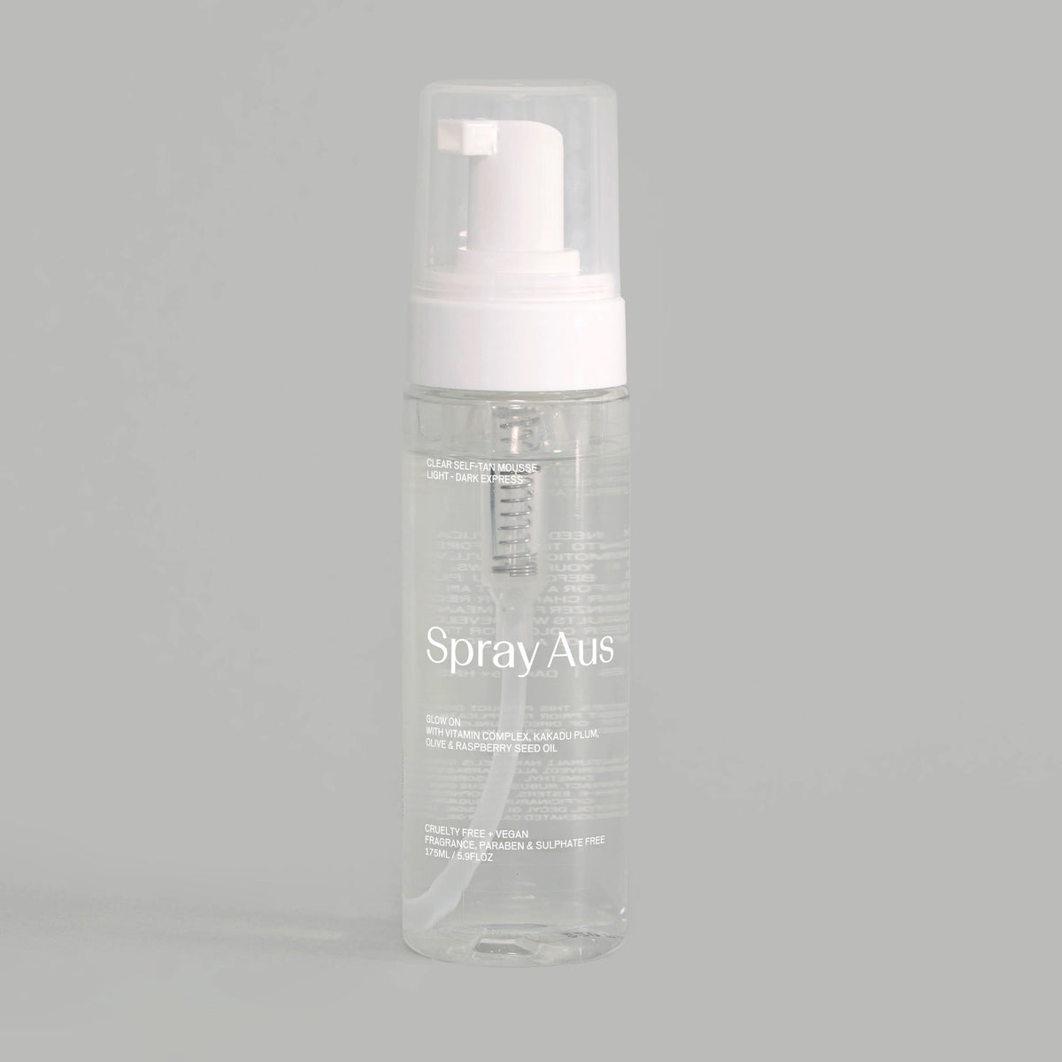SPRAY AUS TANNING MOUSSE - CLEAR – Rentedstyle